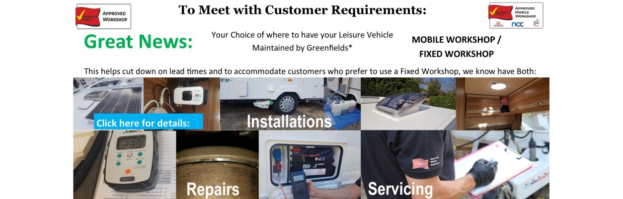 Greenfields Caravan & Motorhome Servicing and Repairs